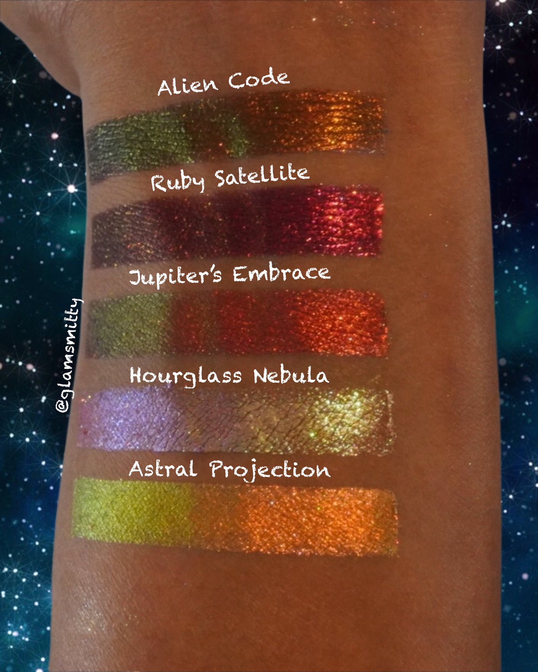 Ruby Satellite - multichrome eyeshadow